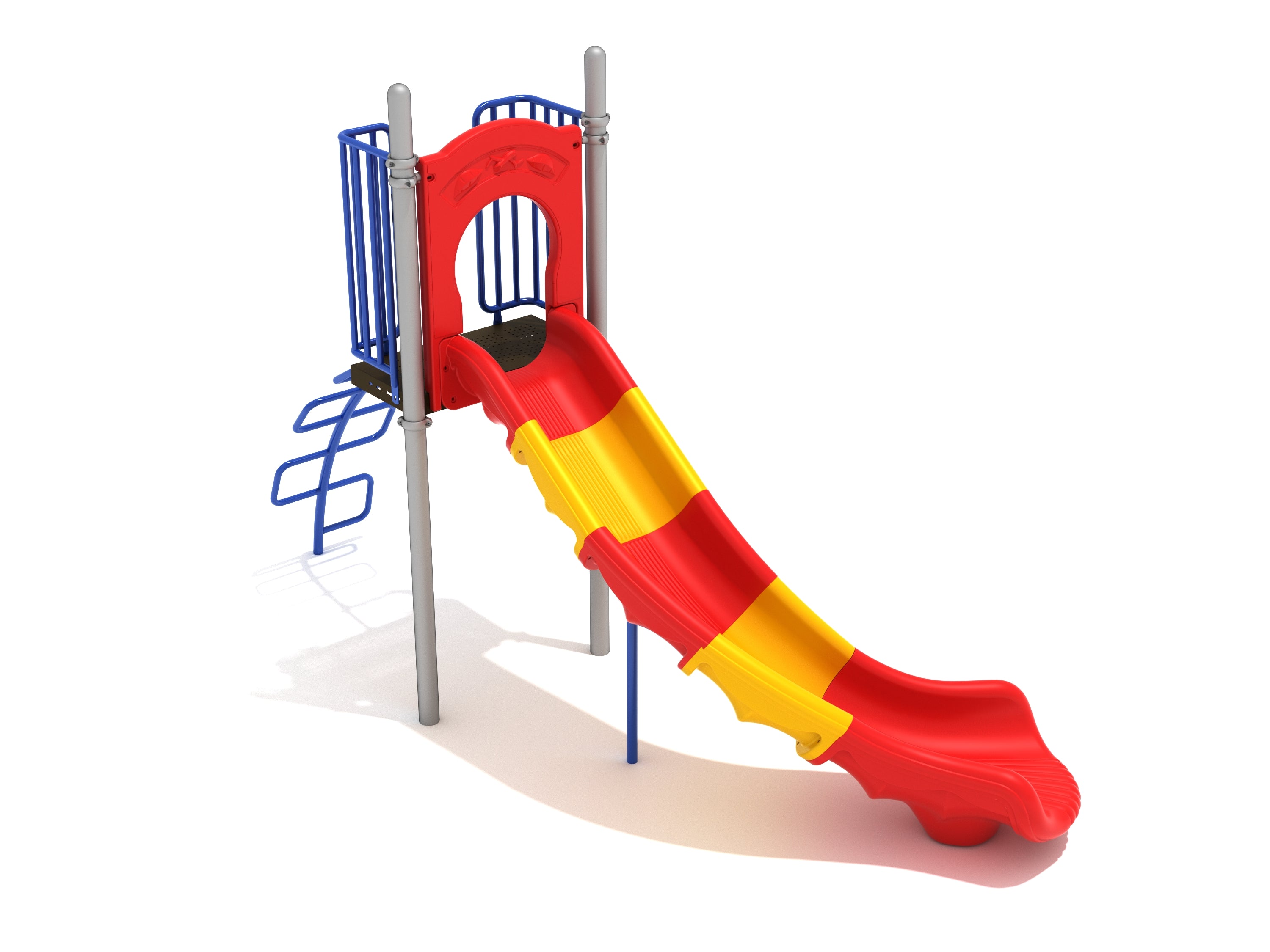 5 Foot Freestanding Slide with Snake Climber | WillyGoat Playgrounds