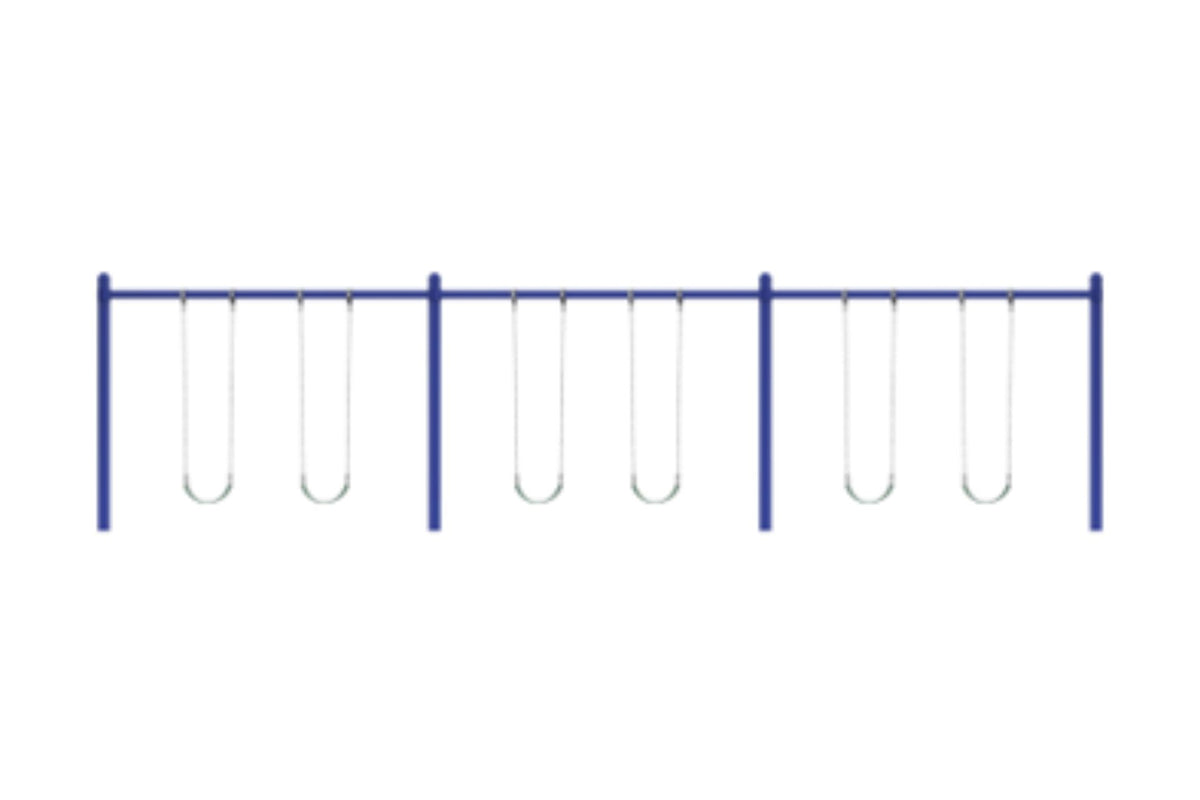 5 Inch Single Post Swing Frame | WillyGoat Playgrounds