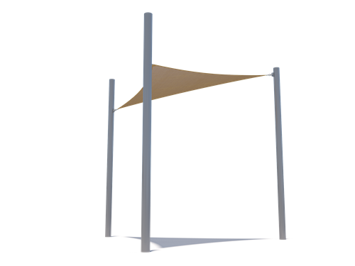 3 Point Sail Shade Structure | WillyGoat Playgrounds