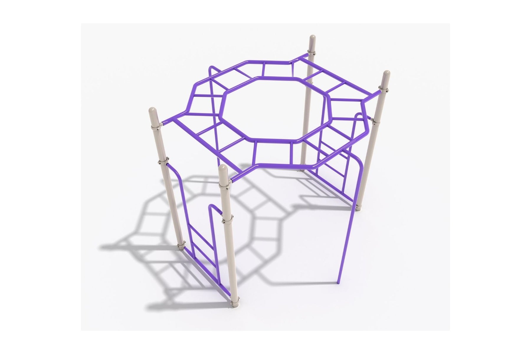 Octagon Overhead Rung Monkey Bar | WillyGoat Playgrounds