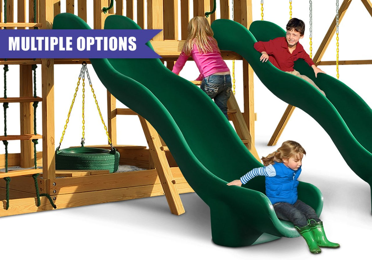 Super Wave Slide 5 Foot High Deck | WillyGoat Playgrounds