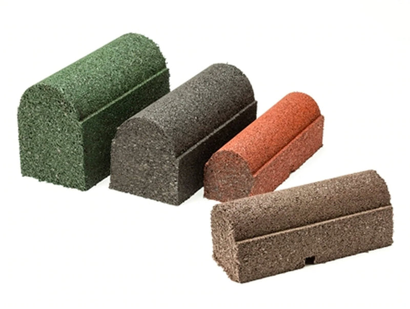 Rubberific Playground Border Timbers, 6 Inch High | WillyGoat Playgrounds
