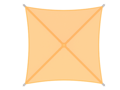 Single Post Pyramid Roof Shade Structure | Shade Canopy | WillyGoat ...