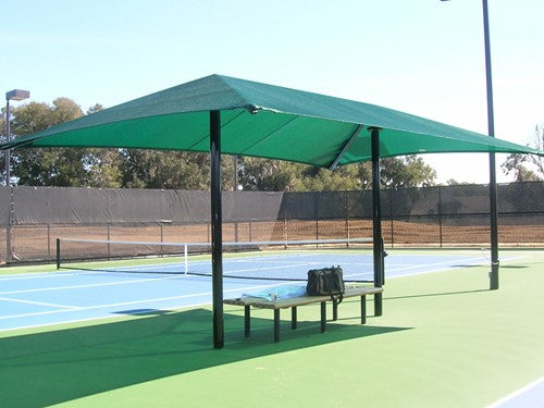 Hip Roof Shade Structure with 2 Posts | Shade Canopy | WillyGoat ...